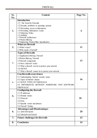 Firewall final (fire wall) | PDF