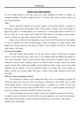 Firewall final (fire wall) | PDF