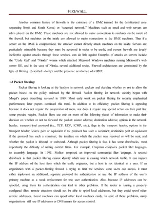 Firewall final (fire wall) | PDF