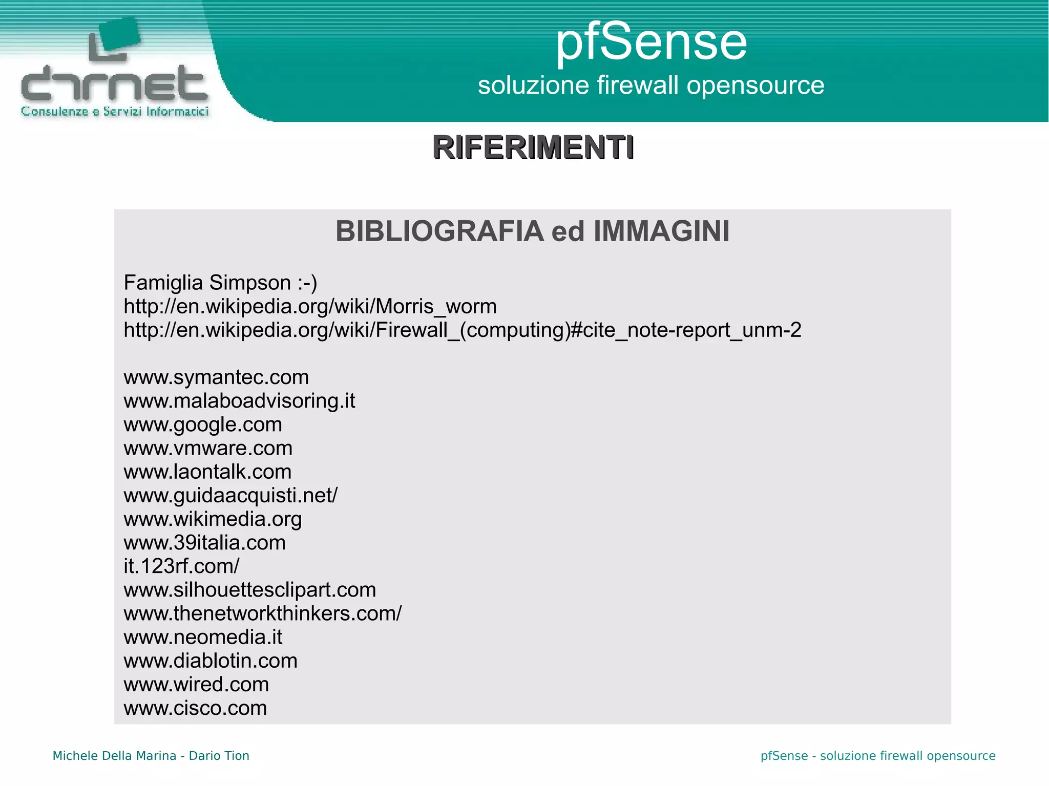 Seminario Ditedi pfSense - parte 1 | PDF | Computer Networking | Computing