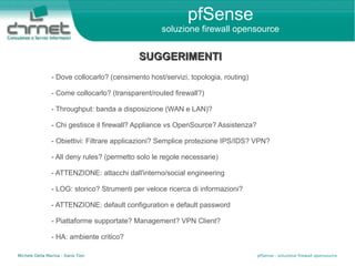 Seminario Ditedi pfSense - parte 1 | PDF | Computer Networking | Computing