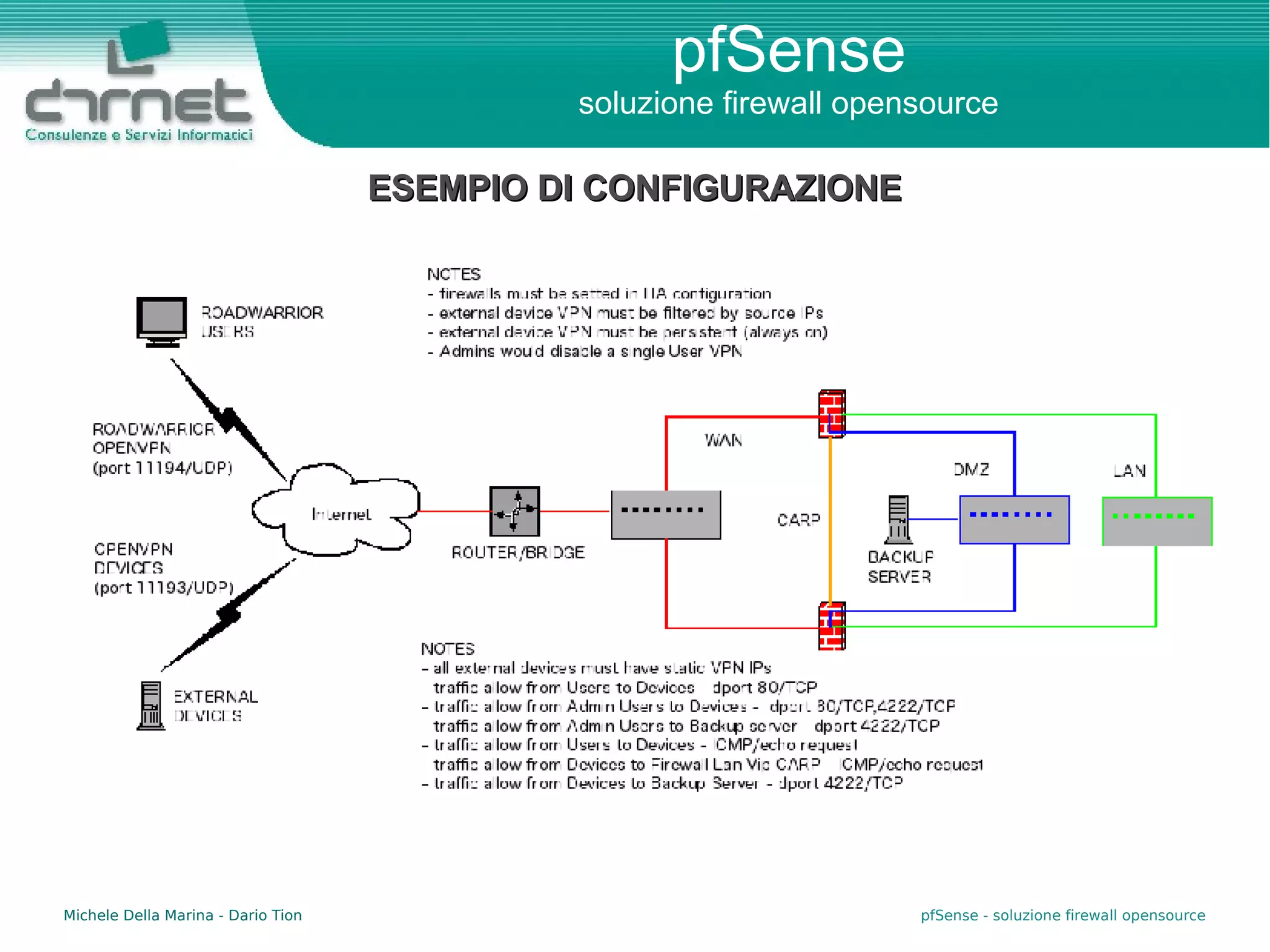 Seminario Ditedi pfSense - parte 2 | PDF