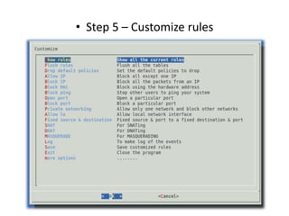 Firewall in Perl by Chankey Pathak | PPTX | Operating Systems | Computer Software and Applications