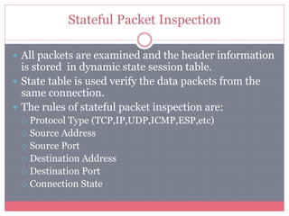 Firewall & its Services | PPT