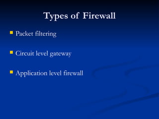 Firewall | PPT