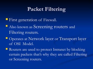 Firewall | PPT