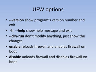 Firewall(linux) | PPT