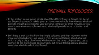 Firewall management introduction | PPTX