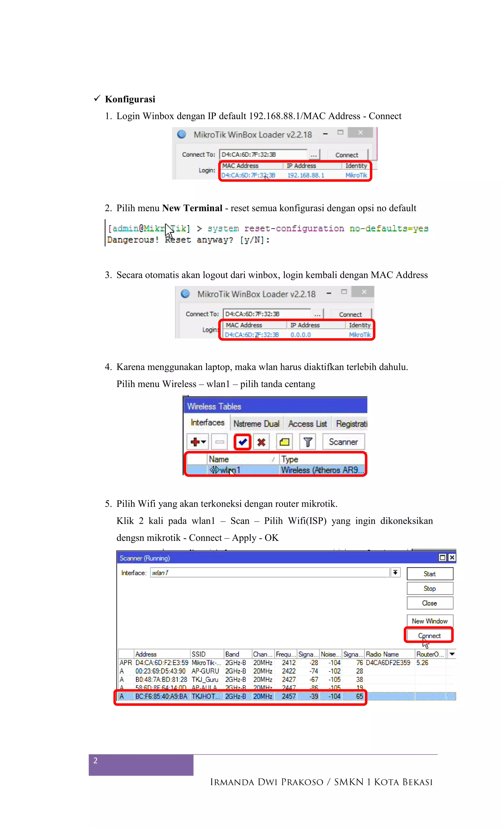 Firewall Mikrotik | PDF