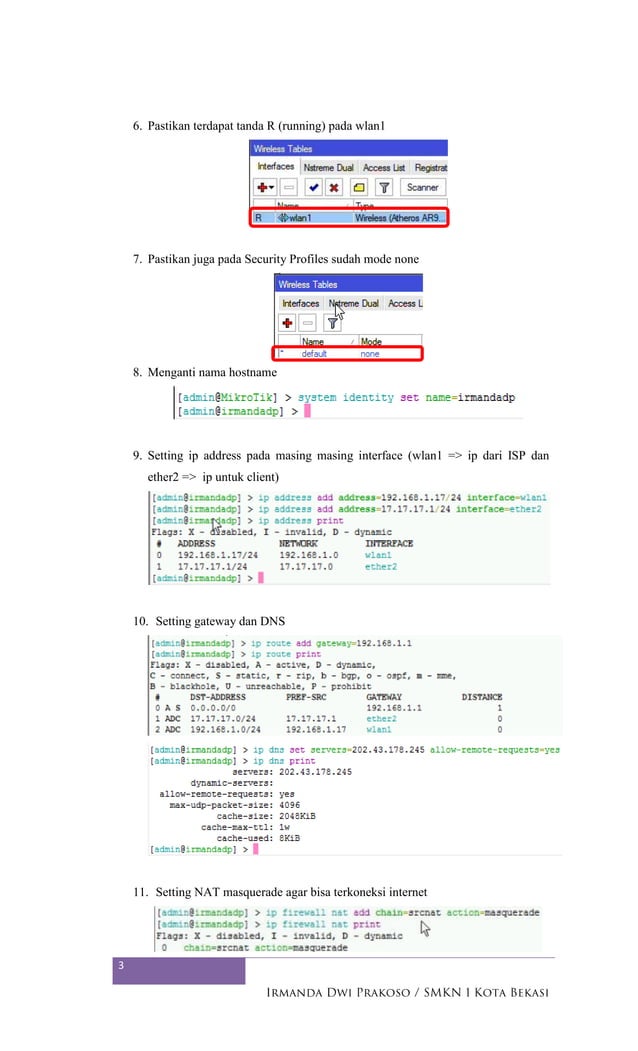 Firewall Mikrotik | PDF