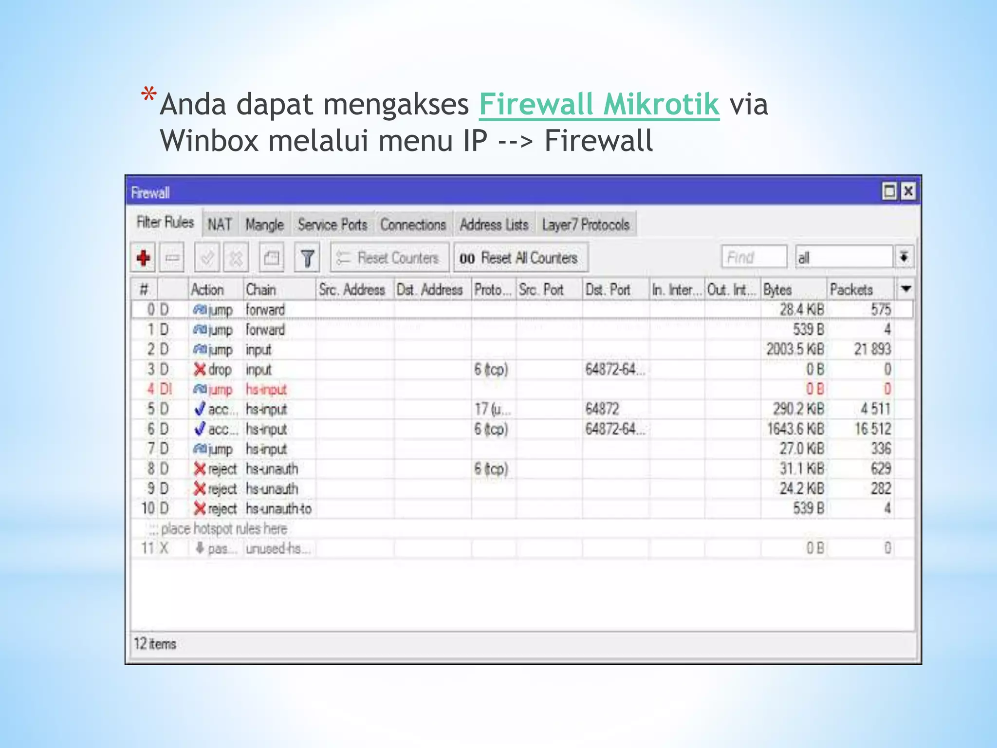 Firewall mikrotik | PPTX