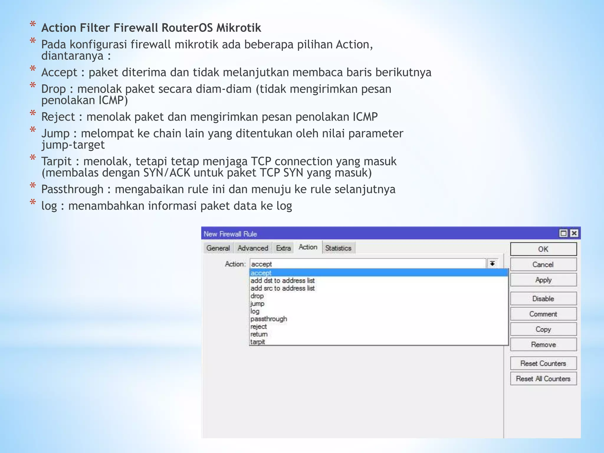 Firewall mikrotik | PPTX