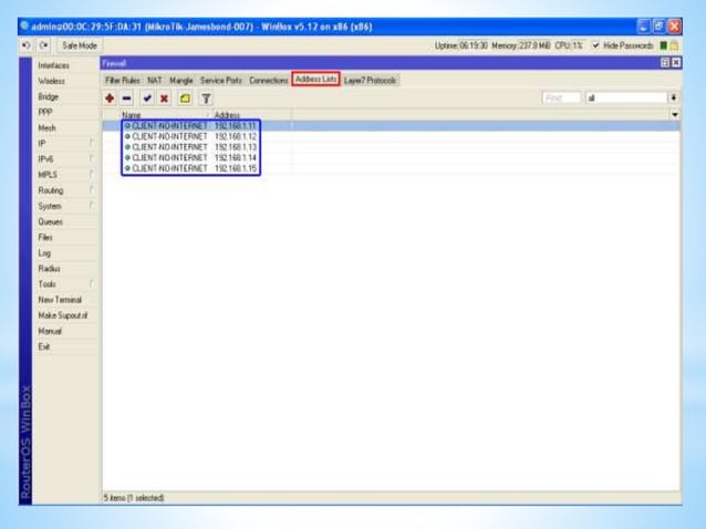 Firewall mikrotik | PPTX