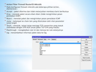 Firewall mikrotik | PPTX