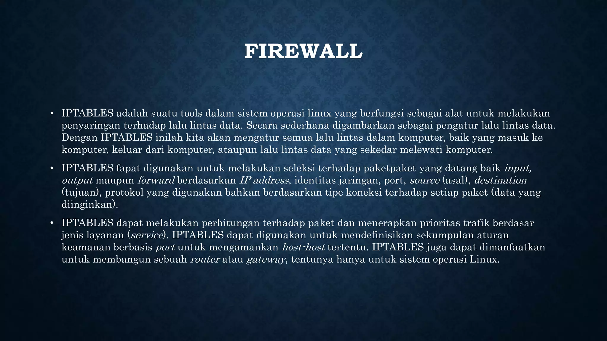 Firewall,NAT,Proxy Server | PPTX