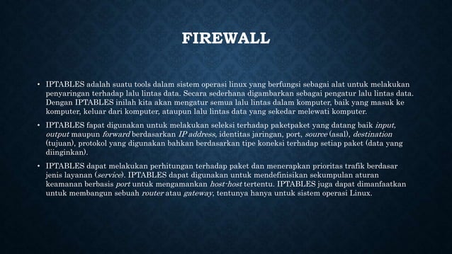 Firewall,NAT,Proxy Server | PPT