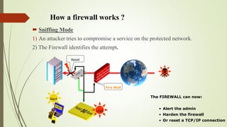 Firewall & packet filter new | PPTX | Computer Networking | Computing