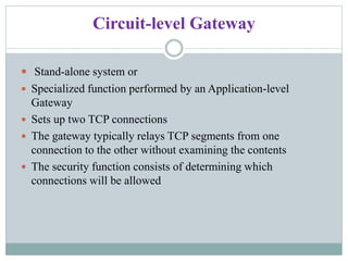 Firewall ppt | PPT