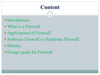 Firewall ppt | PPT