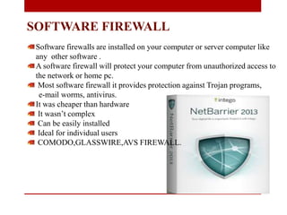 Firewall ppt | PPT
