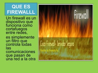 Firewall presentaciones exposicion | PPT