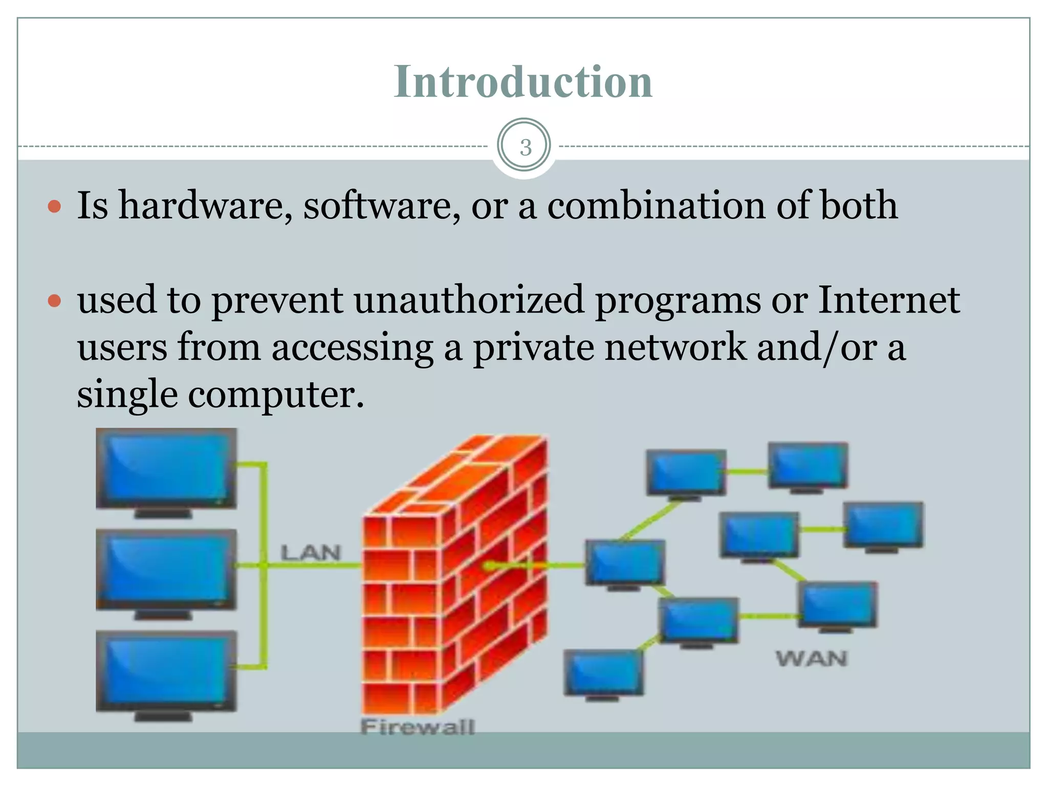 Firewall presentation | PPTX