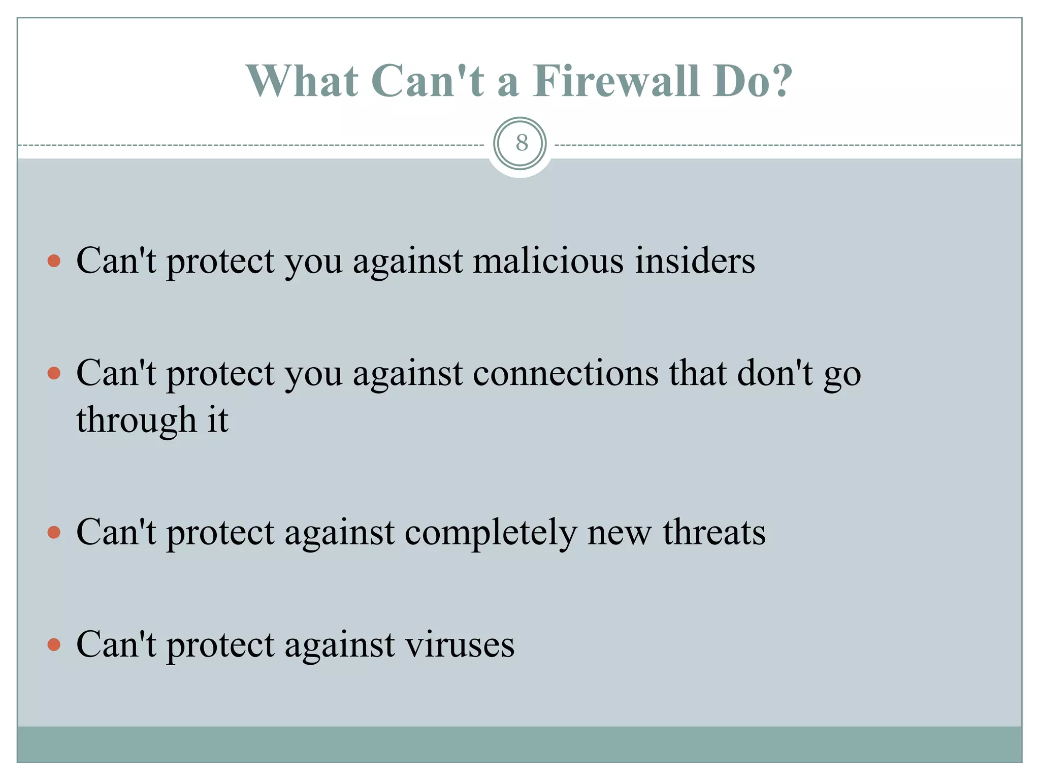 Firewall presentation | PPTX