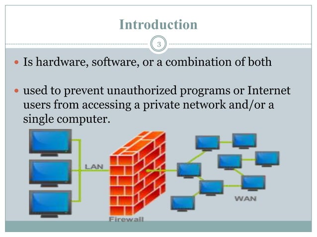 Firewall presentation | PPTX