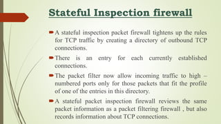Firewall presentation | PPTX