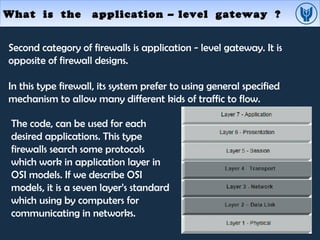 Firewall presentation m. emin özgünsür | PPT