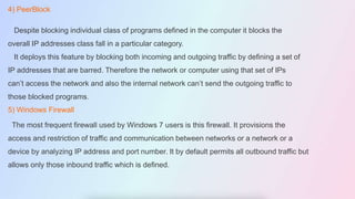 FIREWALL PROJECT.pptx BY SAKSHI SOLAPURE | PPTX | Internet | Computing