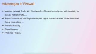 FIREWALL PROJECT.pptx BY SAKSHI SOLAPURE | PPTX