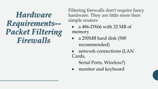 Firewall & Proxy Server | PPTX