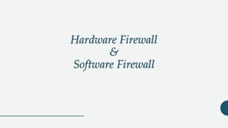 Firewall & Proxy Server | PPTX | Computer Networking | Computing