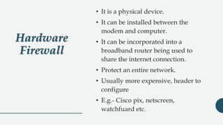 Firewall & Proxy Server | PPTX