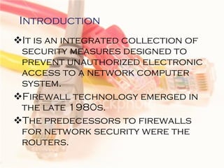 Firewalls | PPT | Computer Networking | Computing