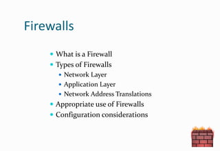 Firewalls | PPTX | Computer Networking | Computing