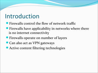 Firewalls | PPT