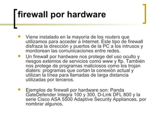 Firewalls | PPT