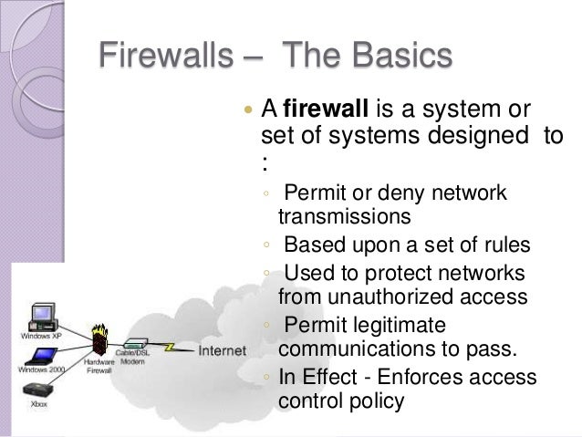 Firewalls-Intro