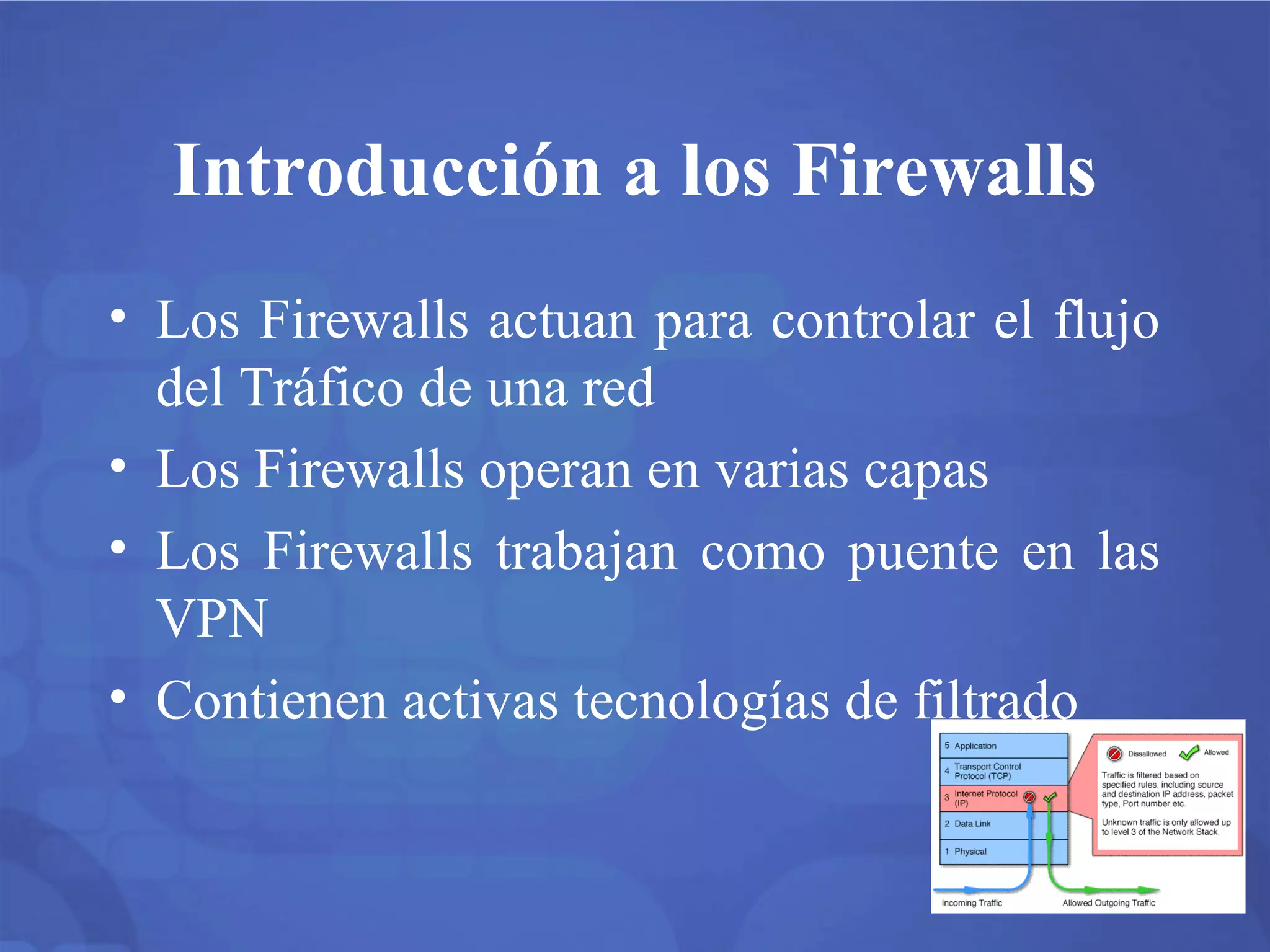 Firewall - tipos - características - software | PPT