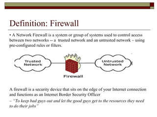 Firewalls | PPT