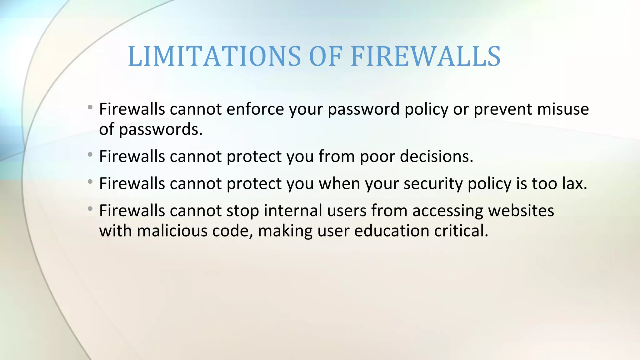 Firewalls | PPT