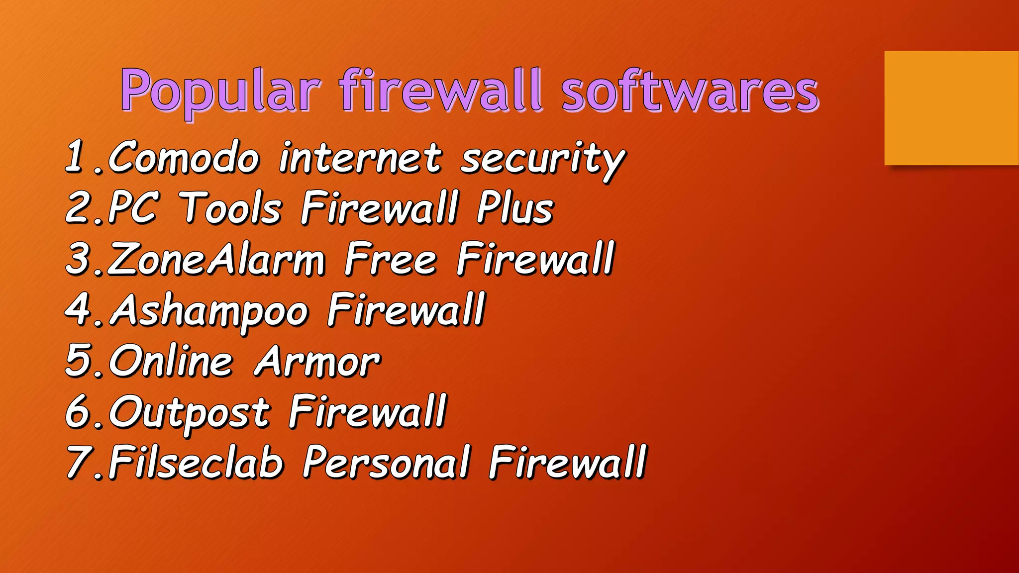 Firewalls | PPTX | Internet | Computing