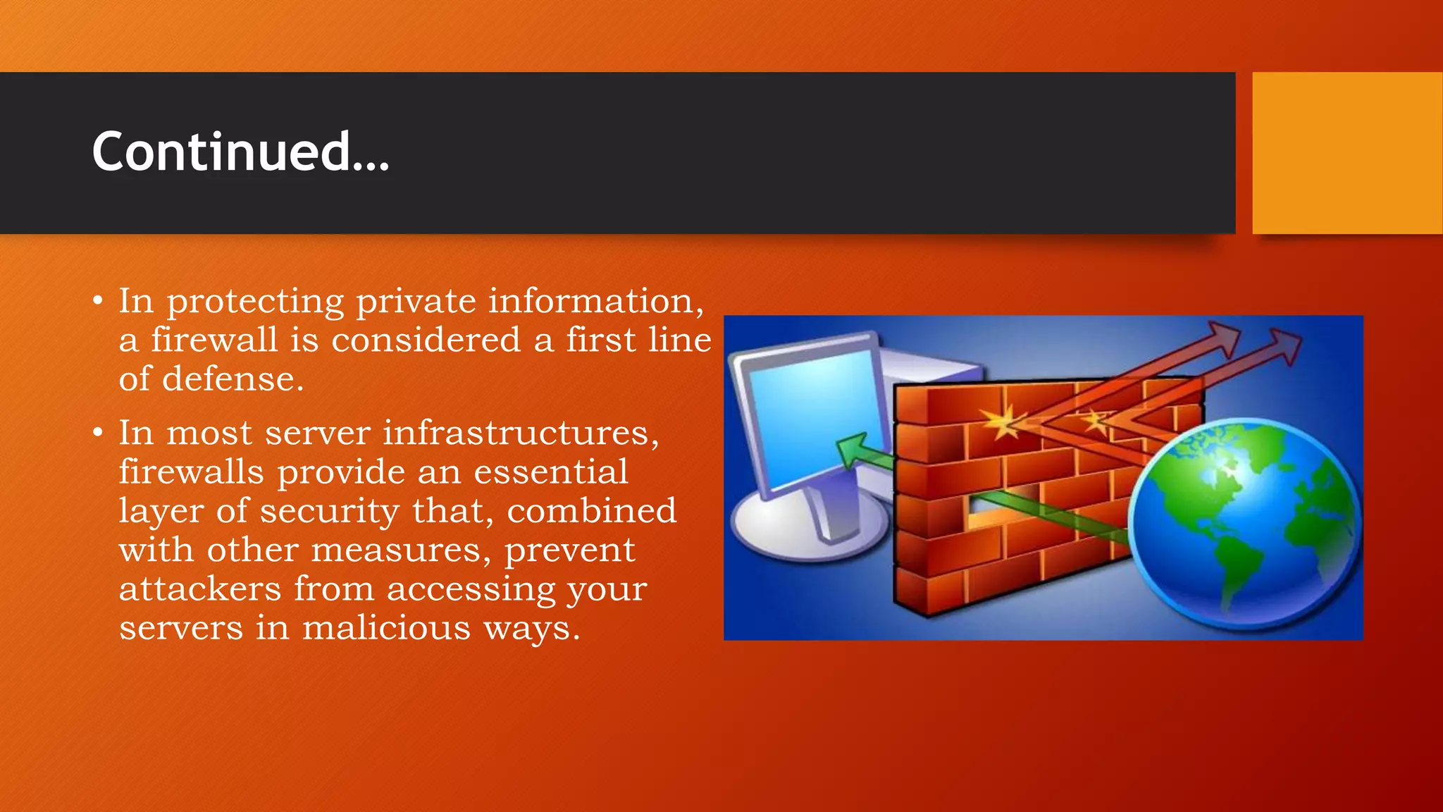 Firewalls | PPTX | Internet | Computing