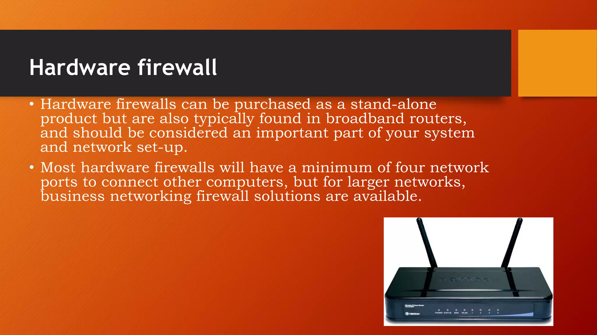 Firewalls | PPTX | Internet | Computing