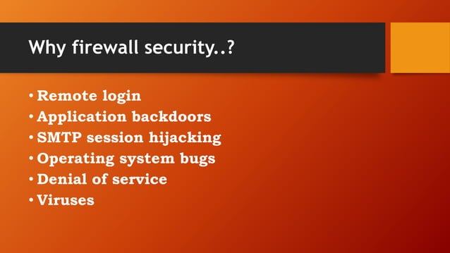 Firewalls | PPTX | Internet | Computing