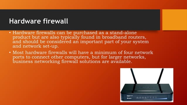 Firewalls | PPTX | Internet | Computing
