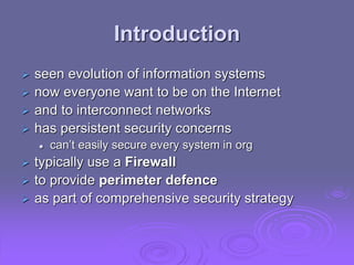 Firewalls | PPT