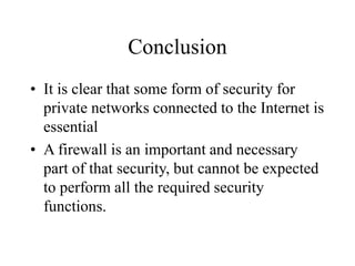 Firewalls.ppt | Computer Networking | Computing
